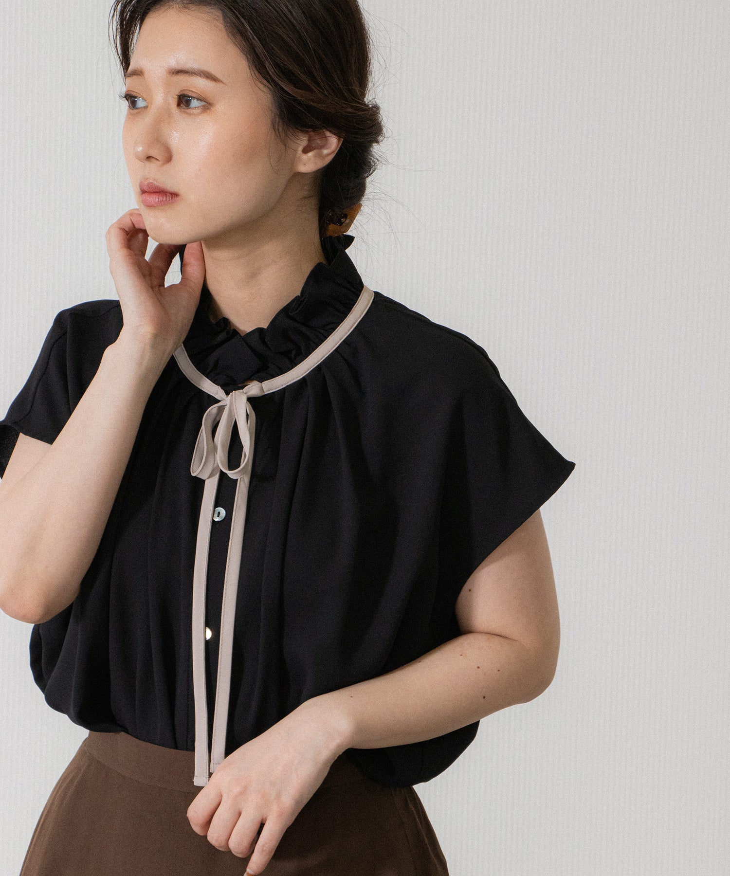 しわになりにくい】リボンタイジョーゼットブラウス – Sirin しわになりにくい】リボンタイジョーゼットブラウス – Sirin