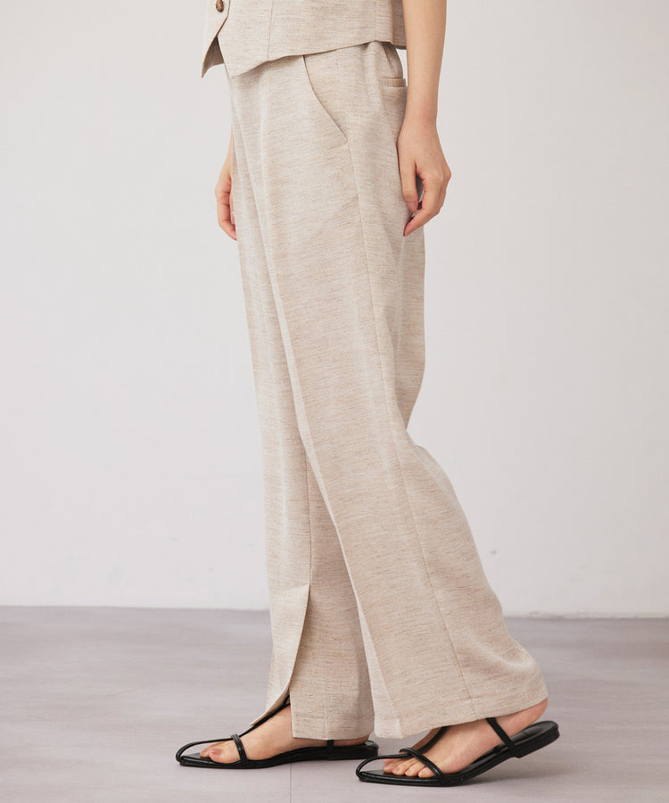 ｟メディア掲載｠【リネンライク】ストレートスリットパンツ – Sirin Online Store