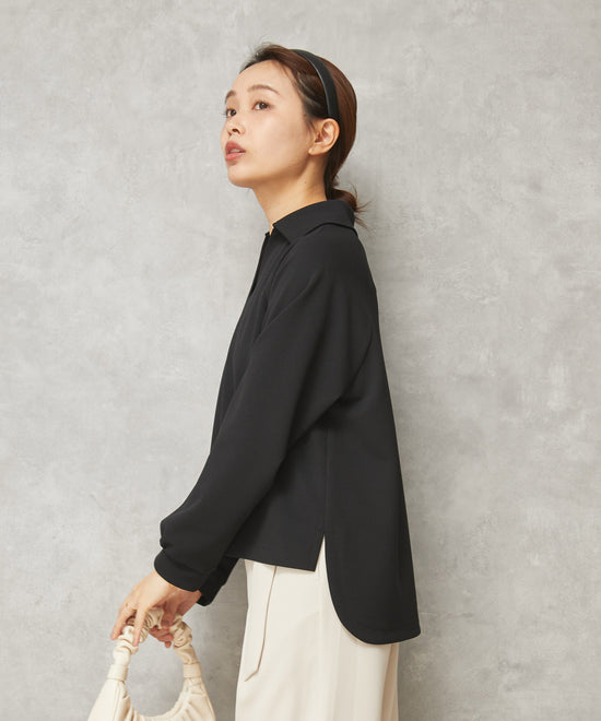 【ラクチンきれい見え】 ツイルダンボールスキッパ―プルオーバー – Sirin Online Store